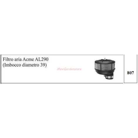 Filtro de aire ACME para motocultor AL290 807