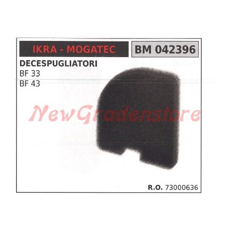 Esponja filtro de aire IKRA, desbrozadora BF 33 43 042396