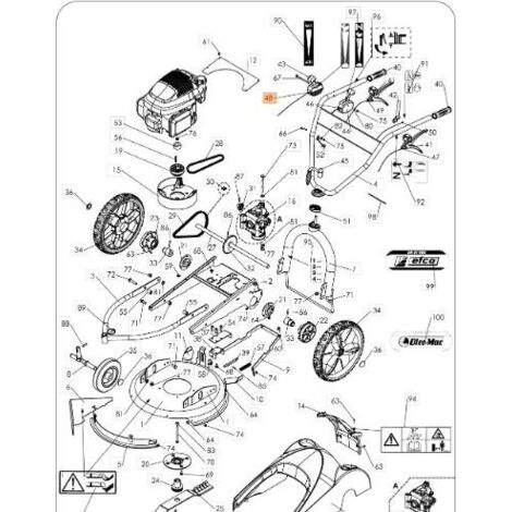 CABLE DE ENGRANAJE ORIGINAL EMAK PB0308010004