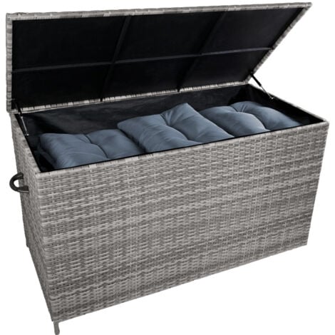 Rattan Storage Box 582L - Grey