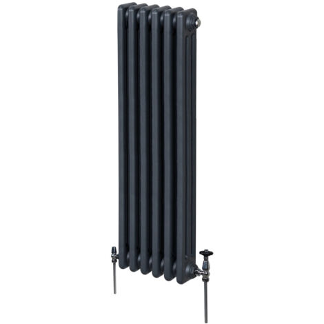 Traditional 3 Column Radiator - 1500 x 292mm - Anthracite Grey