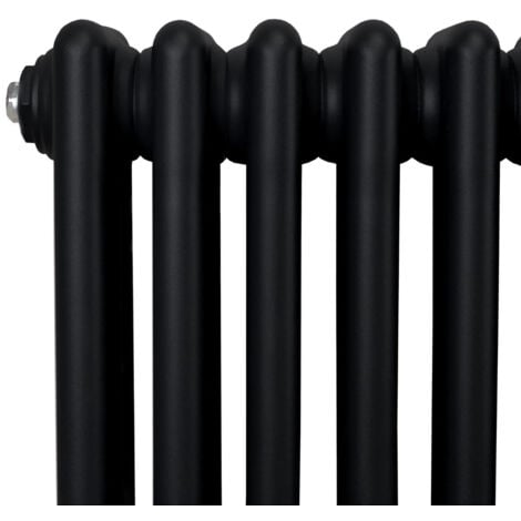 Traditional 3 Column Radiator - 1500 x 292mm - Black