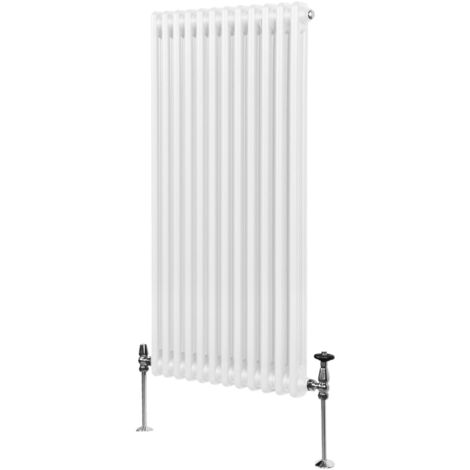 Traditional 2 Column Radiator - 1500 x 562mm - White