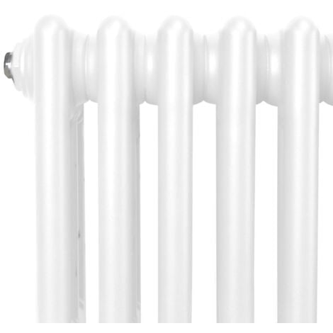 Traditional 3 Column Radiator - 600 x 832mm - White