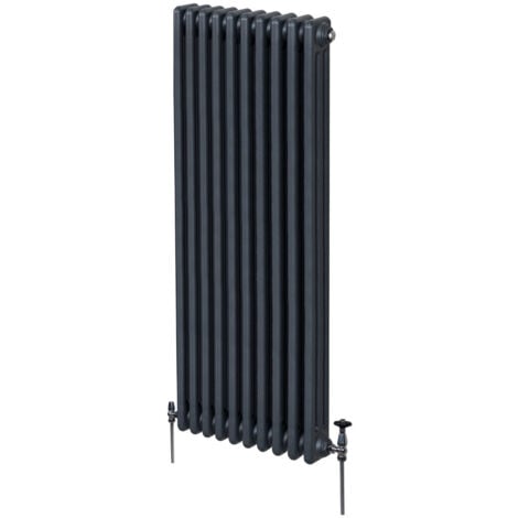 Traditional 3 Column Radiator - 1800 x 472mm - Anthracite Grey