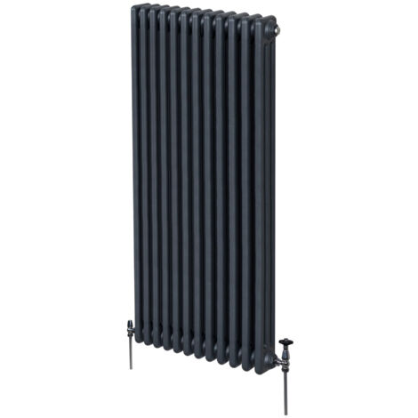 Traditional 3 Column Radiator - 1800 x 562mm - Anthracite Grey