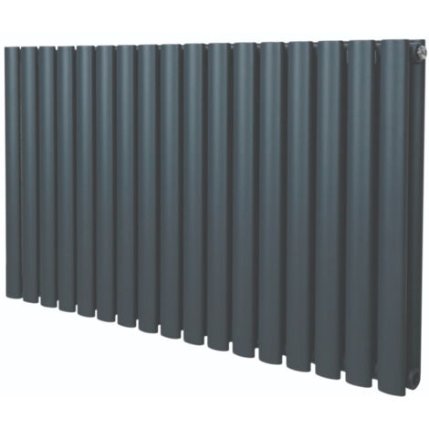 Oval Column Radiator – 600mm x 1020mm – Anthracite Grey