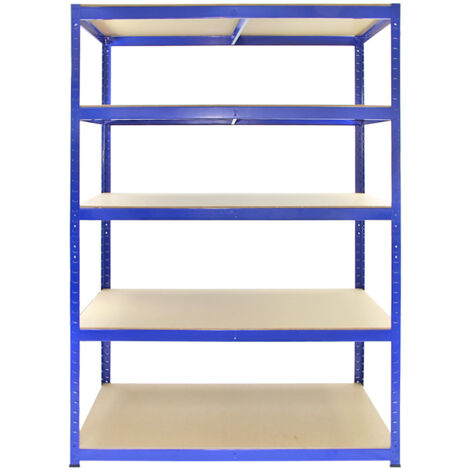 Monster Racking T-Rax Strong Storage Shelves, Blue, 120cm W, 60cm