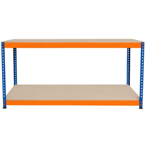 S-Rax 2 Tier Workbench - 180cm x 60cm x 90cm