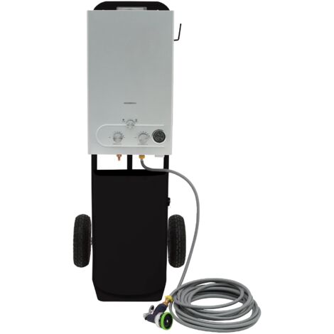 Deluxe Portable Horse Shower - Black