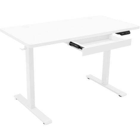Electric Standing Desk With Drawer - 120cm x 60cm