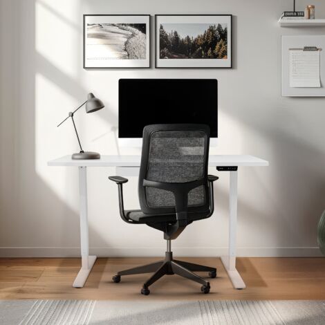 Electric Standing Desk With Drawer - 120cm x 60cm