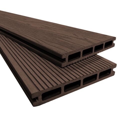 Composite Decking Boards x 5 – Brown