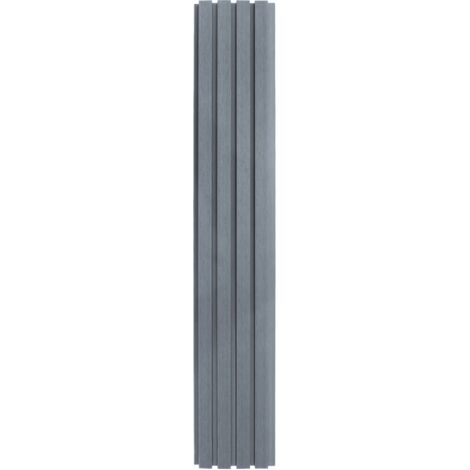 WPC Slatted Wall Cladding x 4 Panels – Grey