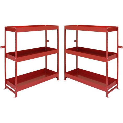 Monster Racking Volcano Metal Van Shelving Unit Duo