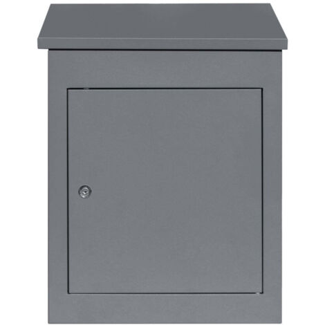 Grey Anti-Theft Parcel Post Box