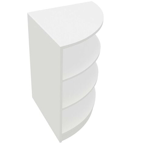 Retail Shop Corner Counter LM60 - White