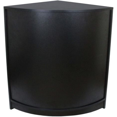 Retail Shop Corner Counter CM60 - Black
