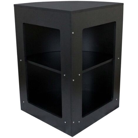 Retail Shop Corner Counter CM60 - Black
