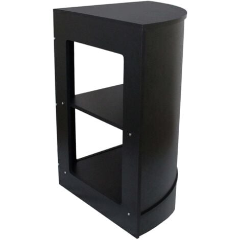 Retail Shop Corner Counter CM60 - Black