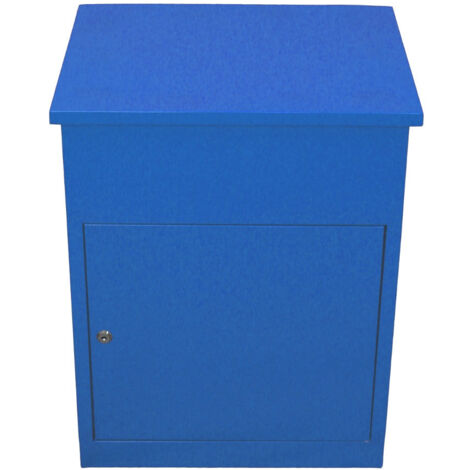 Blue Parcel Post Box