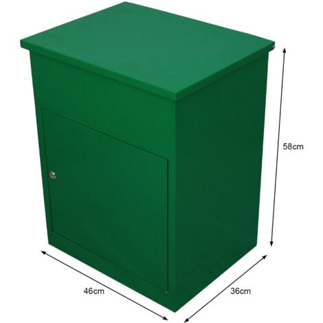 Green Parcel Post Box