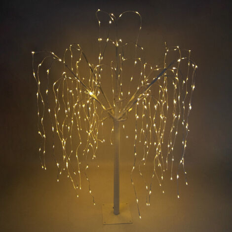 Monster Shop 6 FT Willow Tree White 400 LED Warm White Lights with ...