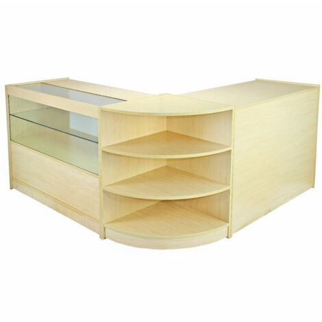 Nova Maple Shop Counter & Retail Display Set