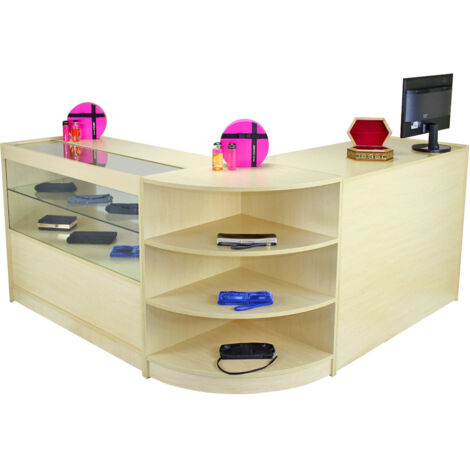 Nova Maple Shop Counter & Retail Display Set