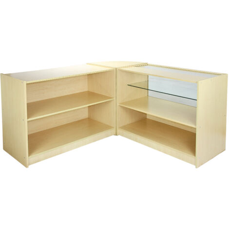 Nova Maple Shop Counter & Retail Display Set