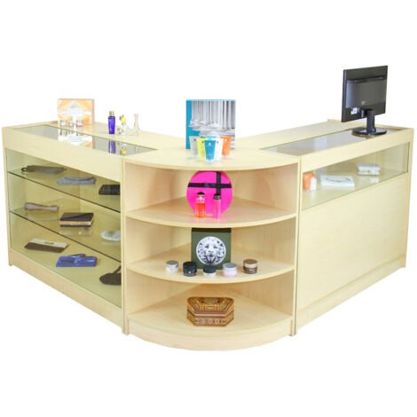 Aquarius Maple Shop Counters & Retail Display