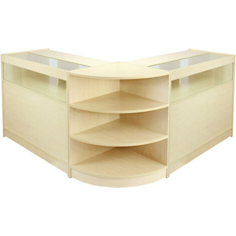 Libra Maple Shop Counter & Retail Display Set