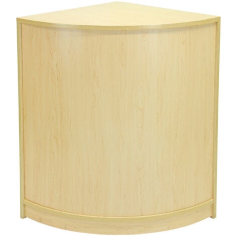 Retail Shop Corner Counter CM60 - Maple