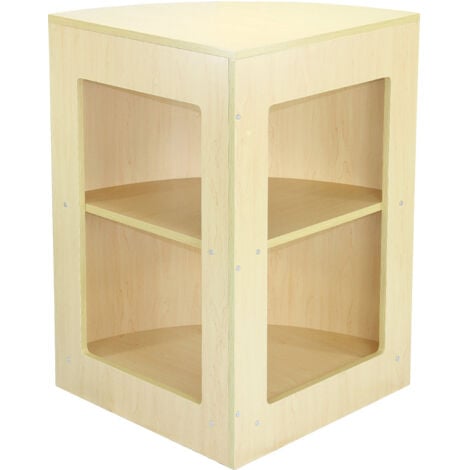 Retail Shop Corner Counter CM60 - Maple