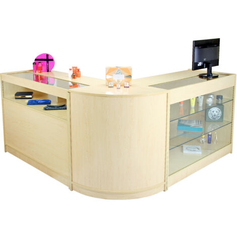 Pisces Maple Shop Counter & Retail Display Set