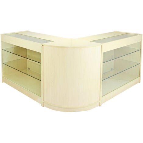 Horizon Maple Shop Counter & Retail Display Set