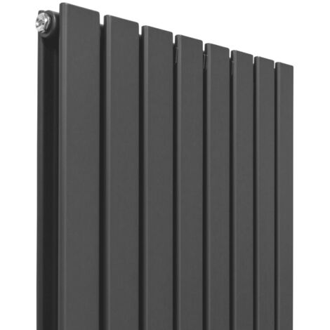 Designer Flat Panel Radiators Anthracite Grey 1800mm x 560mm