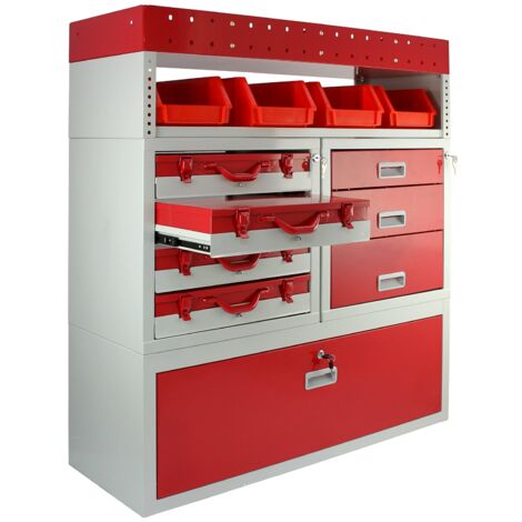 Monster Racking Flame Metal Van Shelving Bundle