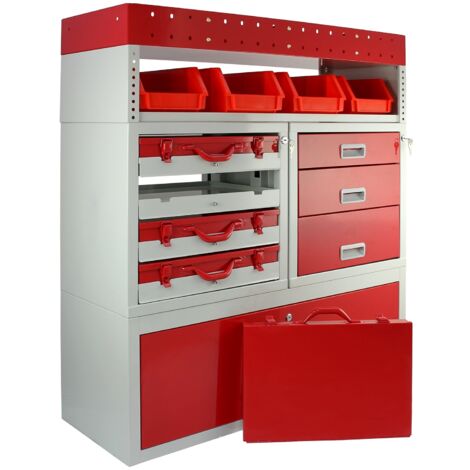 Monster Racking Flame Metal Van Shelving Bundle