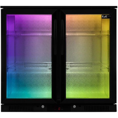 Back Bar Fridge Cooler - Hinged Double Door