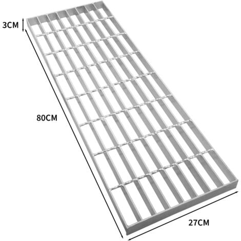 Galvanised Grating - 800mm x 270mm