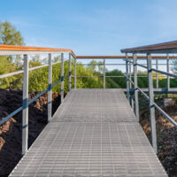 Galvanised Grating Floor Forge Walkway Mesh Floor Panel Grid