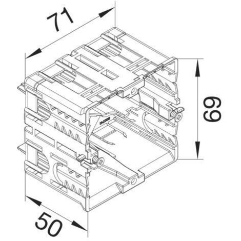 Tehalit Geräteeinbaudose GLT5000