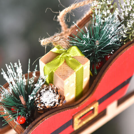 Decorazioni natalizie, slitta di Babbo Natale, articoli natalizi per ...