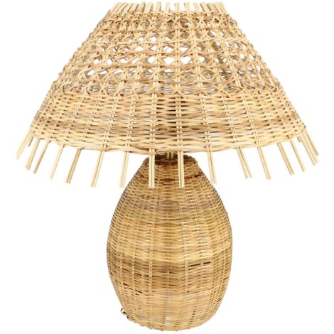 Lampe à poser en rotin, JOYCE