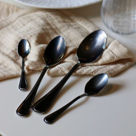 Lot de 6 cuillères de table en acier inoxydable, FILLA