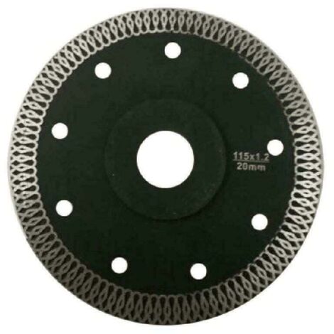 Disco diamantato 115 mm, BR-Vie Extra Sottile 20 mm, Disco diamantato professionale di qualità ...