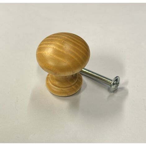 ORECA - POMOLO IN LEGNO DI FRASSINO 30X32MM COLORE LEGNO DI PINO