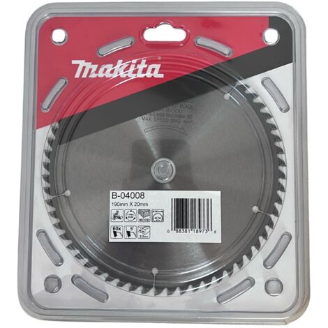 Makita B-04008 TCT Kreissägeblatt 190x2x20mm 60T 5°