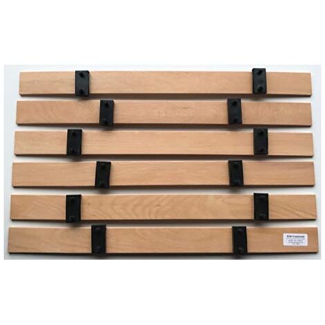 Latte de lit 53mm de large en bois 7 plis haute resistance lot de 6 ...